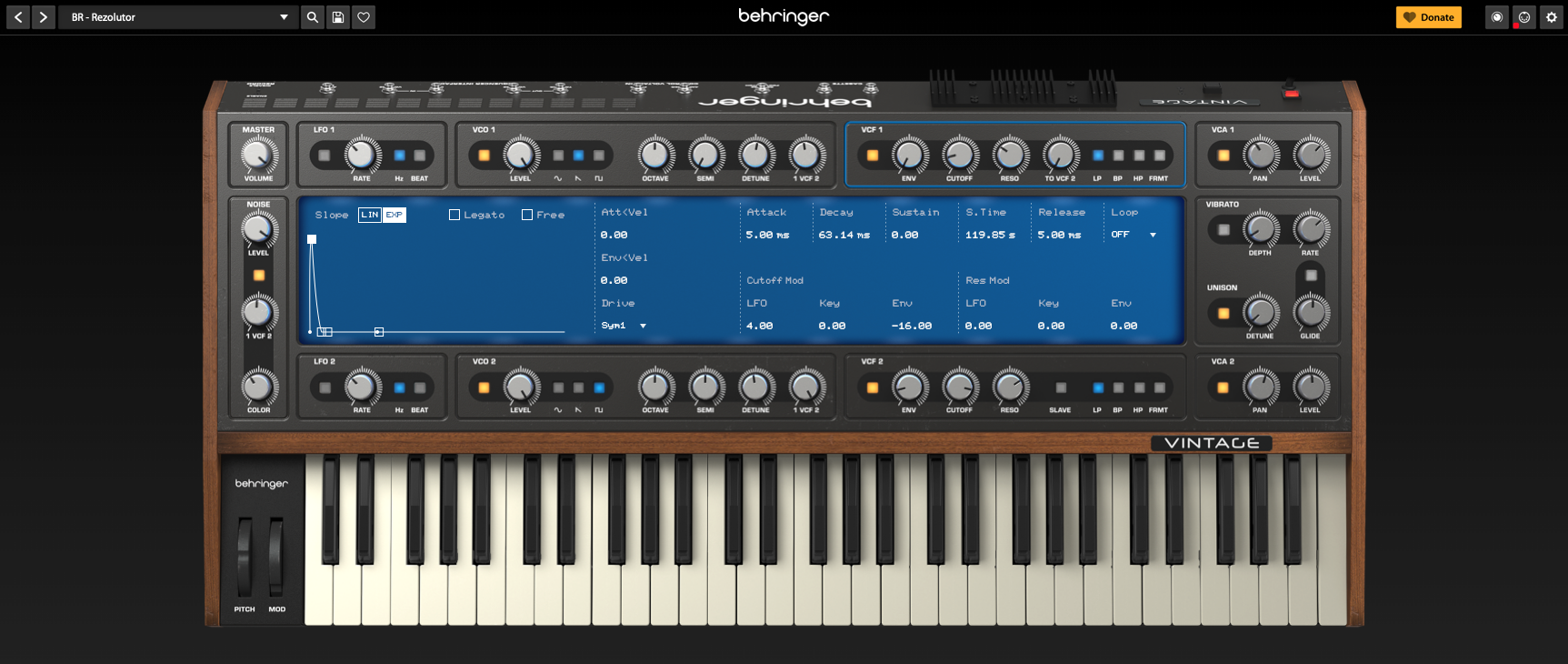 Behringer Vintage: el sinte virtual gratuito de Behringer ya disponible (esta vez sí) | Hispasonic